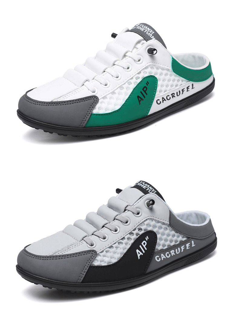 Baotou One Foot Stirrup Half Slip On Shoes